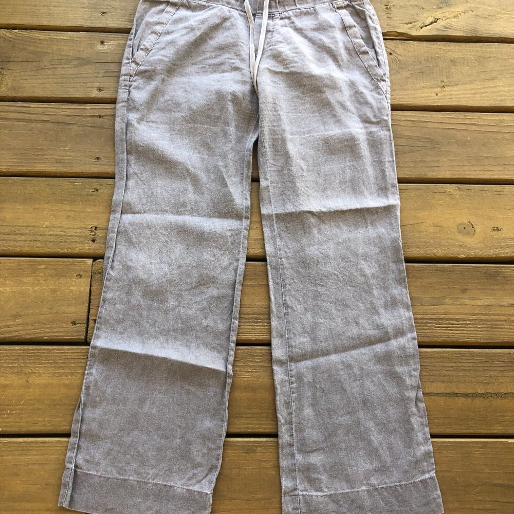 Standard James Perse Light Grey Stonewash Linen Loung… - Gem